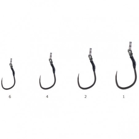 Hameçon Simple Sans Ardillon Assist Hook BKK Native 12 BL SS
