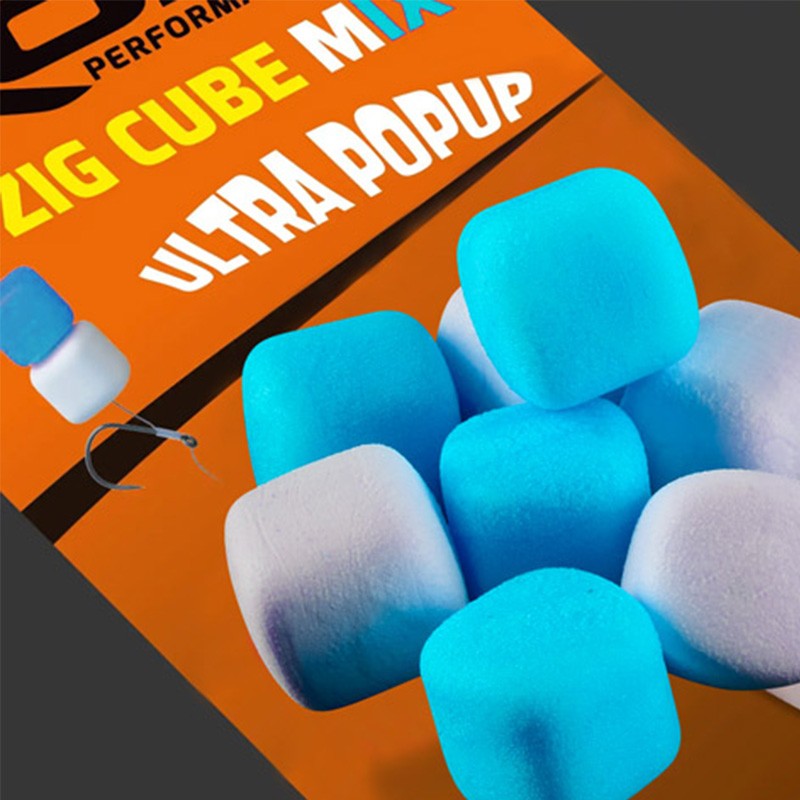 Esche Plastique Zig Cube ROK Taille 12 Ultra Pop Up